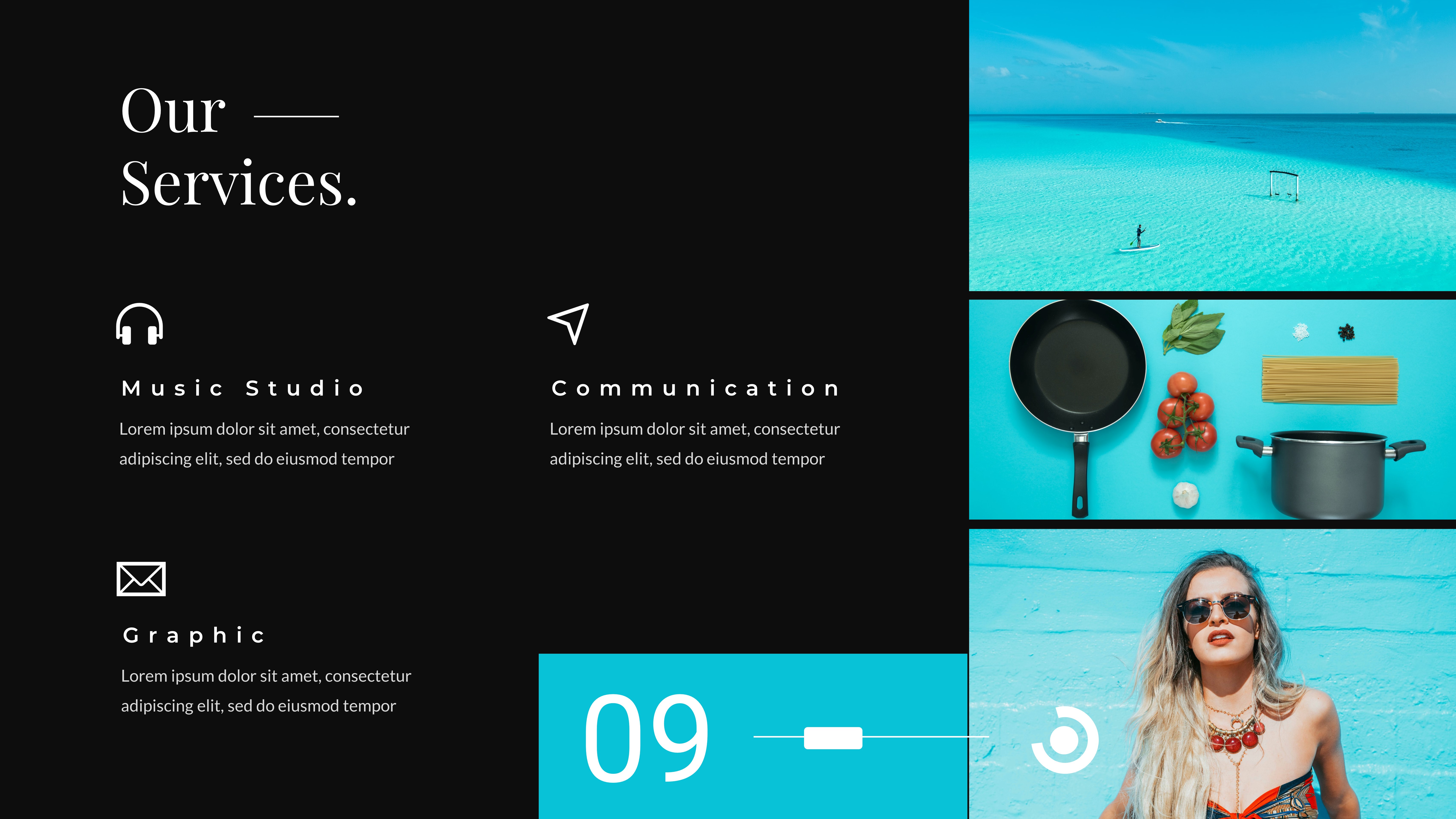 Deep – Creative Business Powerpoint Template, Presentation Templates