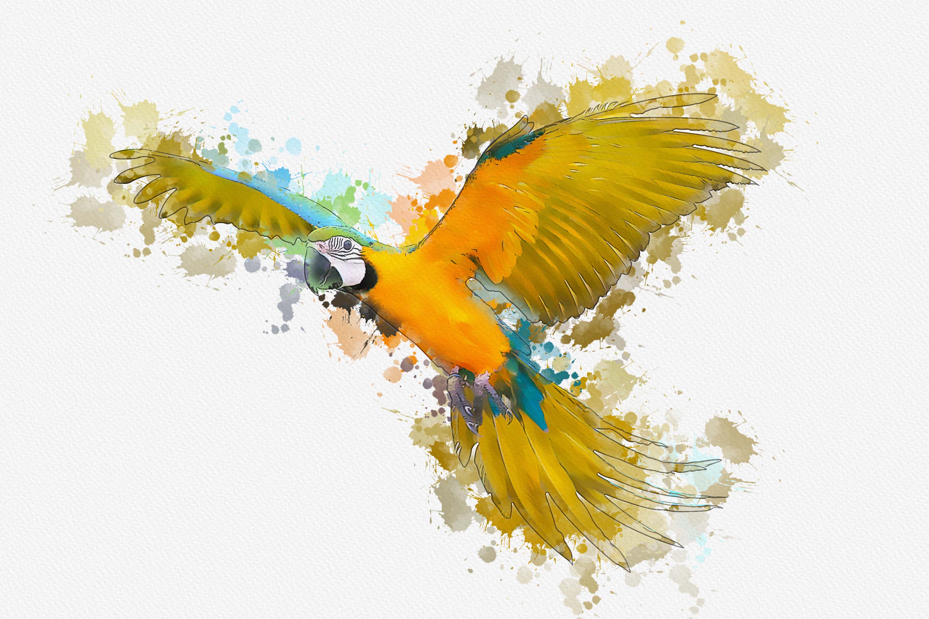 MRI Exclusive Watercolor Portrait Painting, Add-ons | GraphicRiver