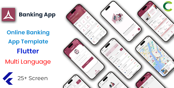 Online Banking App Template in Flutter | Multi Language | StarBank ...