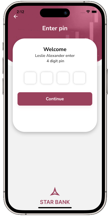 Online Banking App Template In Flutter Multi Language Starbank By