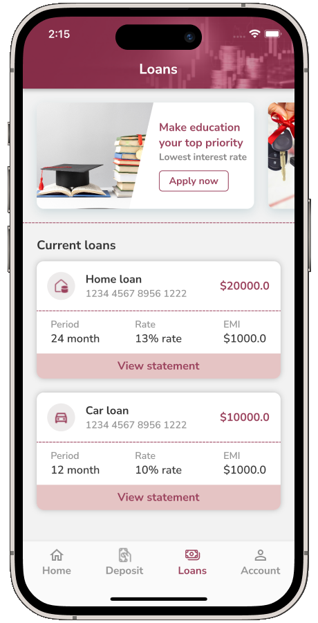 Online Banking App Template In Flutter Multi Language Starbank By Camelcasetechnology