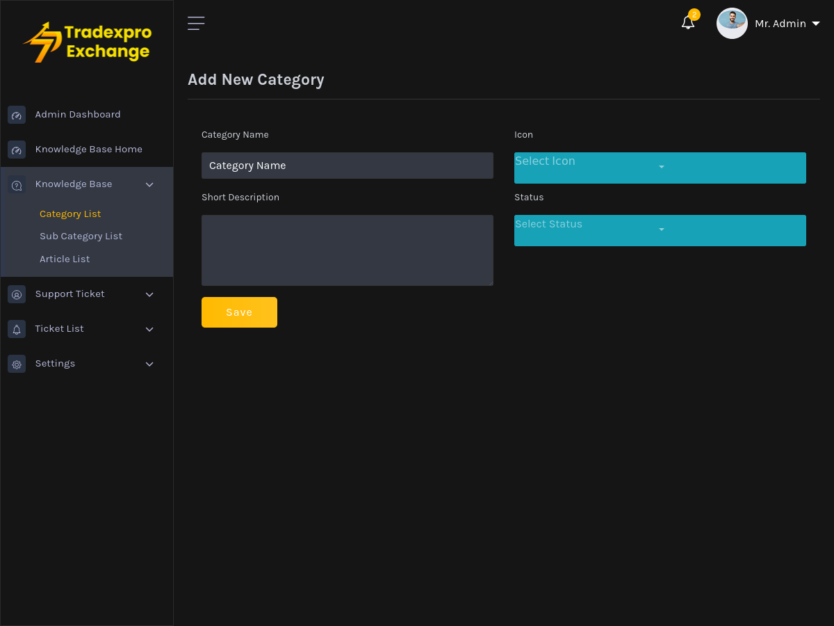 Tradexpro - Knowledge Base Support System Addon by itechtheme | CodeCanyon