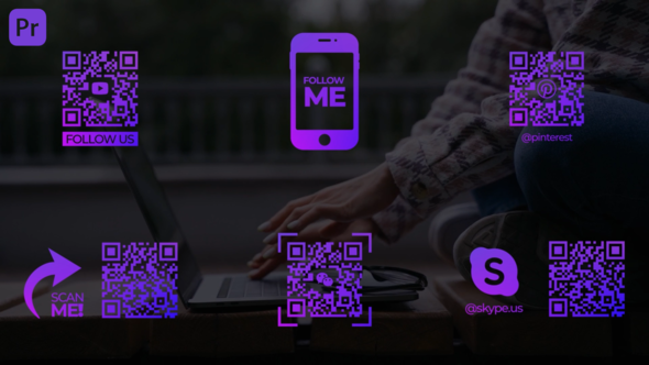 QR Social Media | Pr |, Premiere Pro Templates | VideoHive