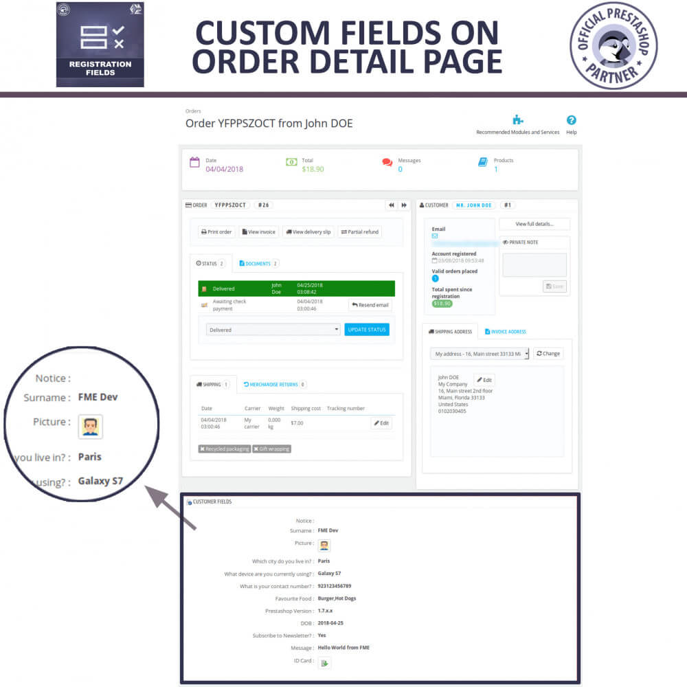 Prestashop Custom Registration Form - Add Registration Fields Module by fmemodules