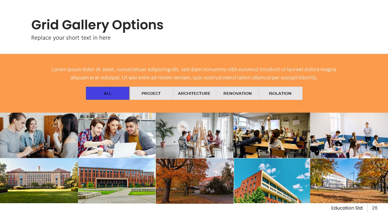 Campus Education PowerPoint Template, Presentation Templates | GraphicRiver