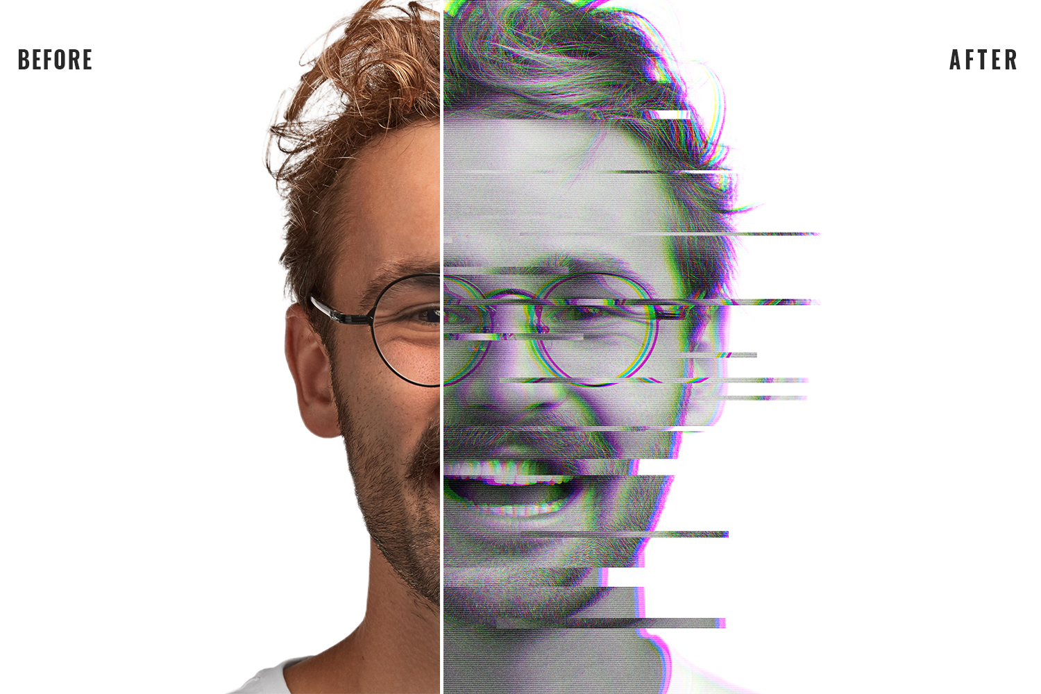 Glitch Photo Effect, Add-ons | GraphicRiver