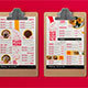 White Retro Food Menu, Print Templates | GraphicRiver