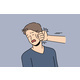 Hand Punching Man in Face, Vectors | GraphicRiver