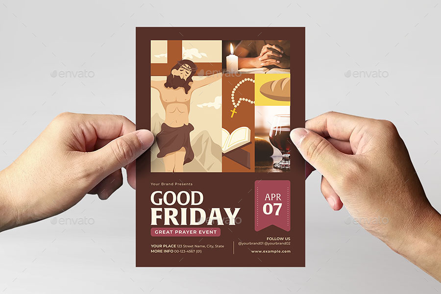 Good Friday Flyer Template, Print Templates | GraphicRiver