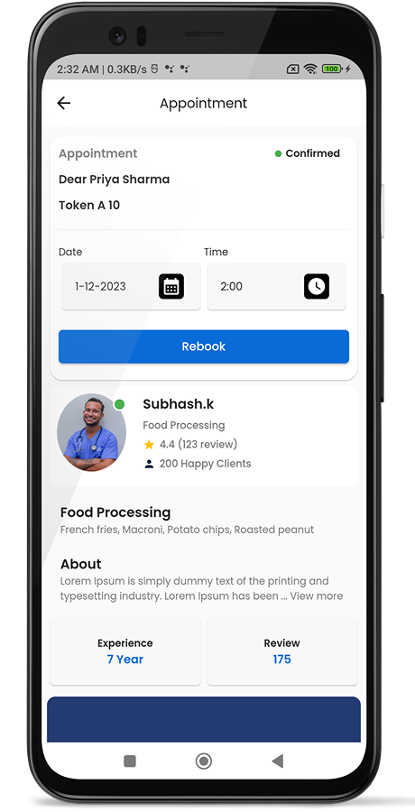 Consultancy Booking App | Book Any consultant App UI | Android & IOS ...