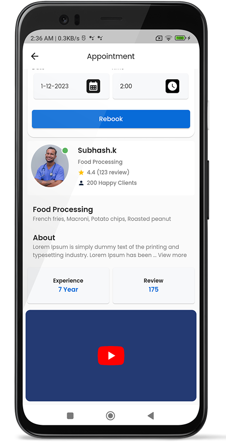 Consultancy Booking App | Book Any consultant App UI | Android & IOS ...