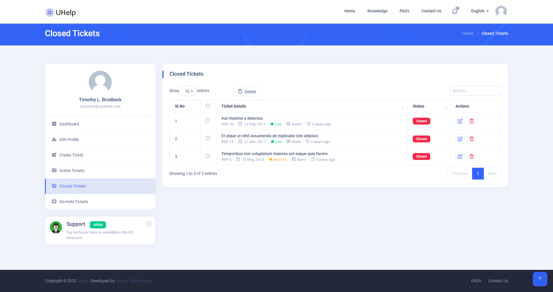 Uhelp - Helpdesk Support Ticketing System by SPRUKO | CodeCanyon