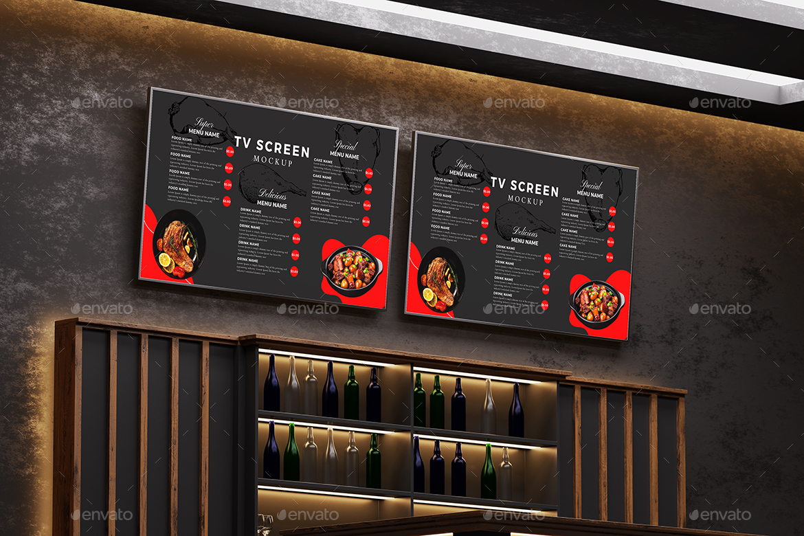 TV Screen Mockup, Graphics | GraphicRiver