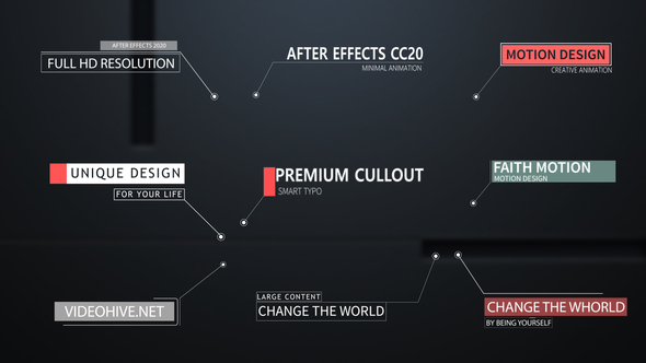 Call Outs, After Effects Project Files | VideoHive