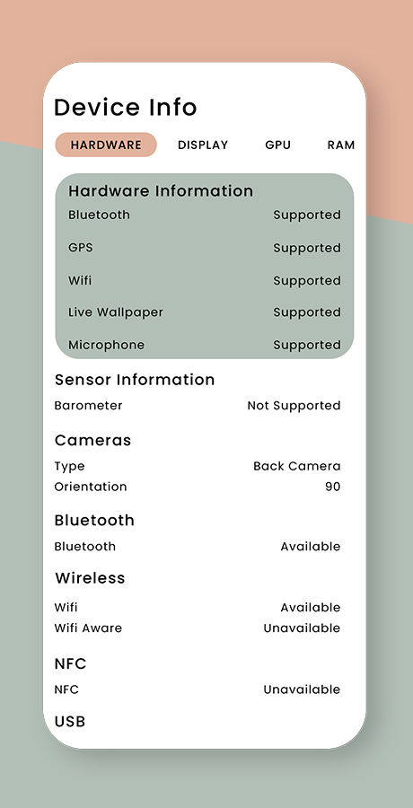 Device Info - Device ID - CPU info - System info - GPU Meter - Check ...