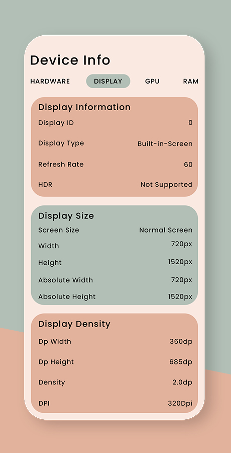 Device Info - Device ID - CPU info - System info - GPU Meter - Check ...
