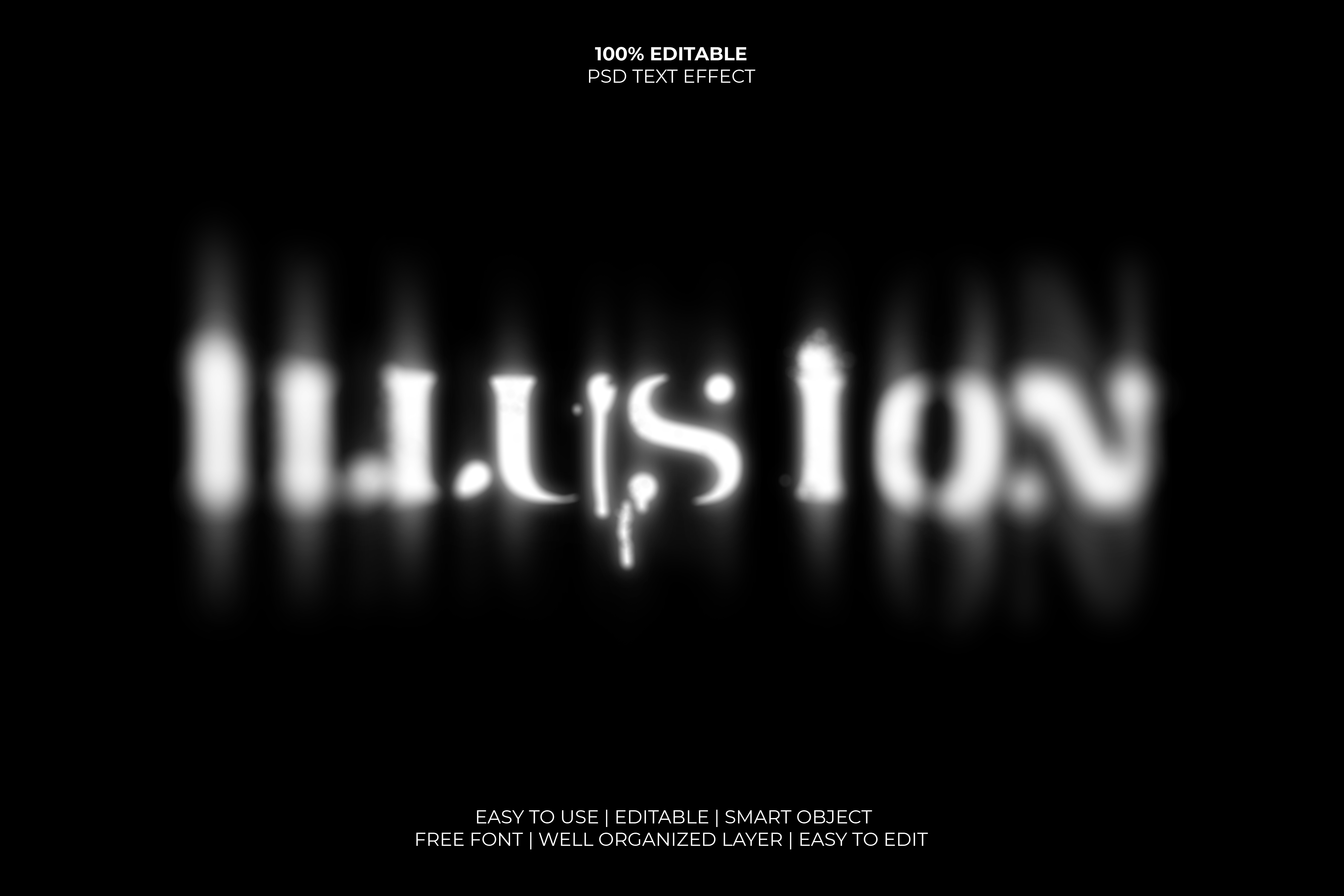 Blurry Ghost Text Effect, Add-ons | GraphicRiver