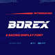 Borex | Athletic Font, Fonts | GraphicRiver