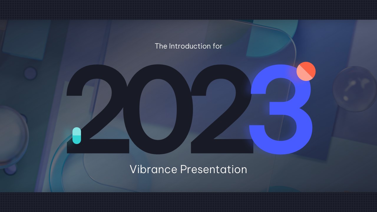 2023 Vibrance Premium PowerPoint Presentation Template by BrandEarth