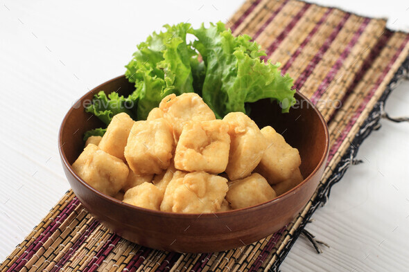 Homemade Crispy Fried Tofu, Viral Tahu Krispi in Indonesia Stock Photo ...