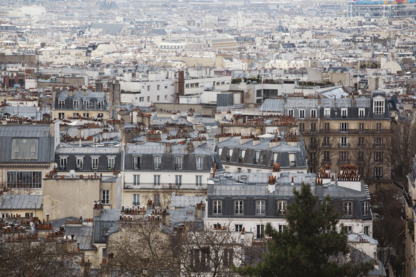 rooftops of paris Stock Photo by azgek | PhotoDune