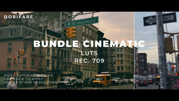 Bundle Luts Cinematic, DaVinci Resolve Templates | VideoHive