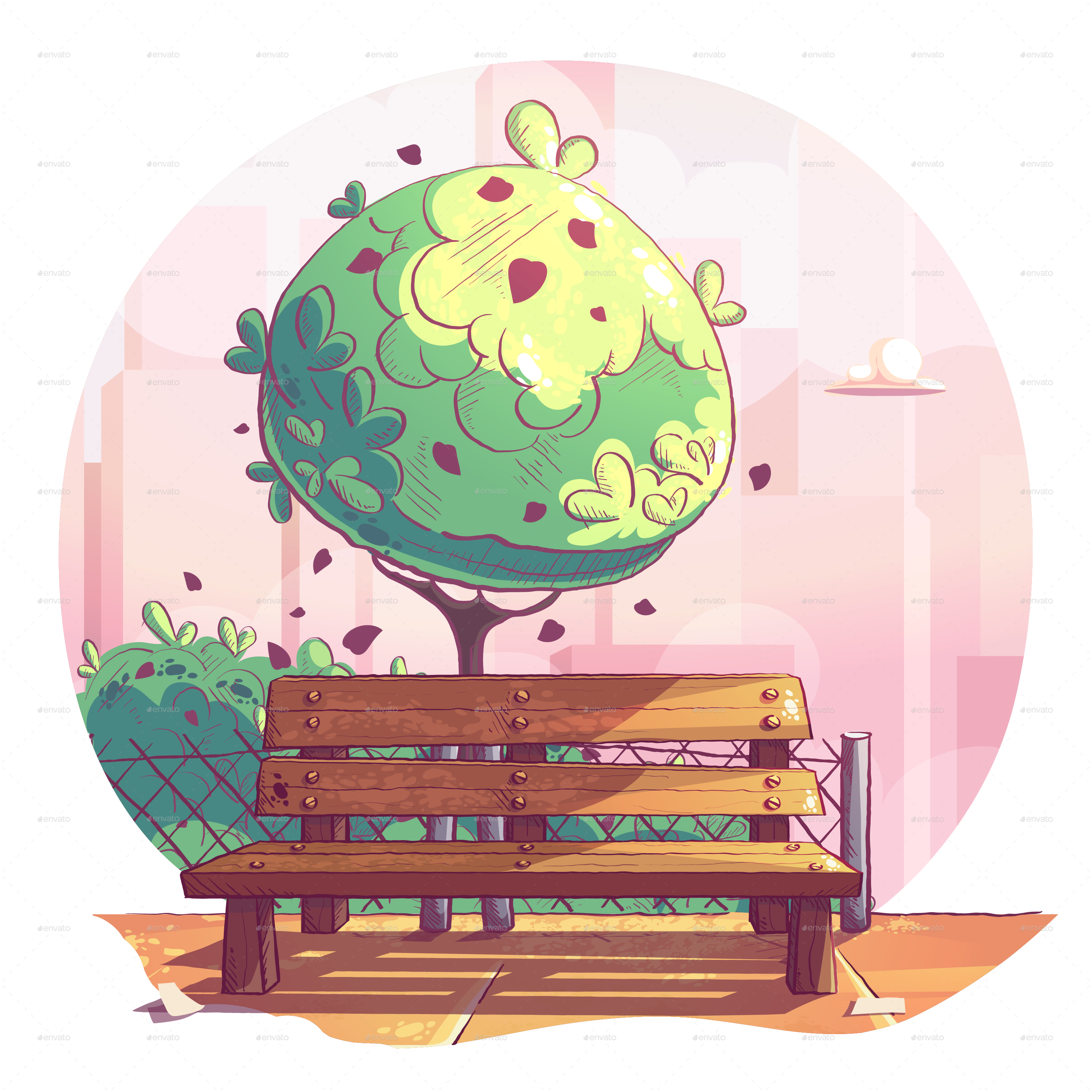 Casual Game - Park, Game Assets | GraphicRiver