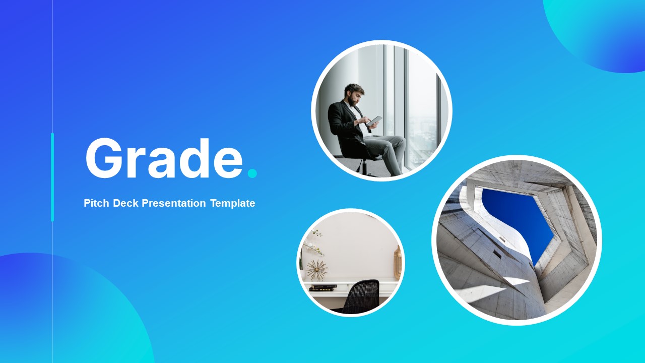 Grade Pitch Deck Powerpoint Template Dark & Light Version, Presentation ...