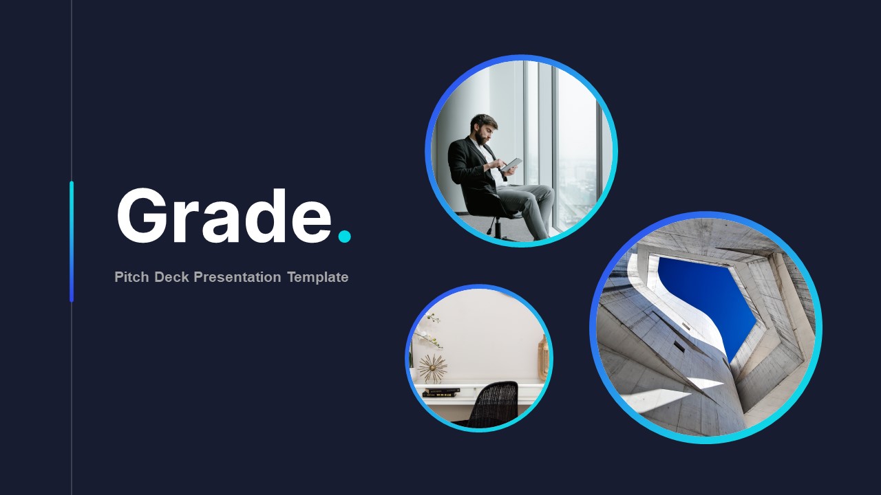 Grade Pitch Deck Powerpoint Template Dark & Light Version, Presentation ...