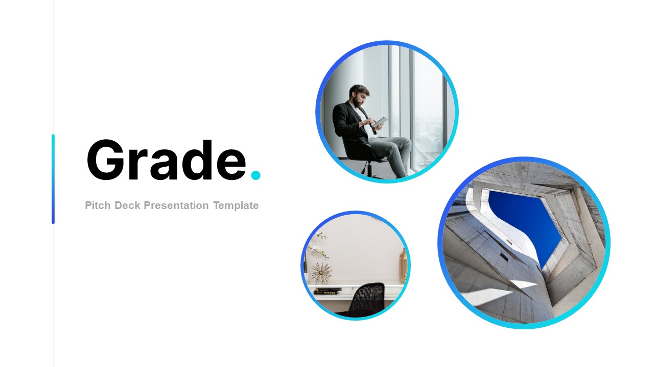 Grade Pitch Deck Powerpoint Template Dark & Light Version, Presentation ...