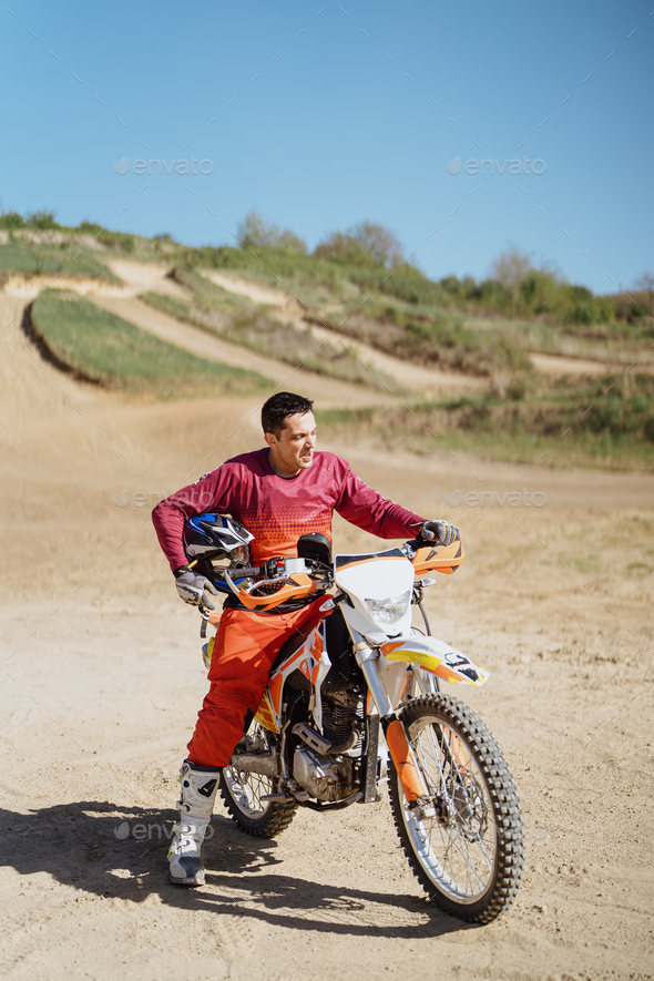 Motocross rider close up portrait Stock Photo by arthurhidden | PhotoDune