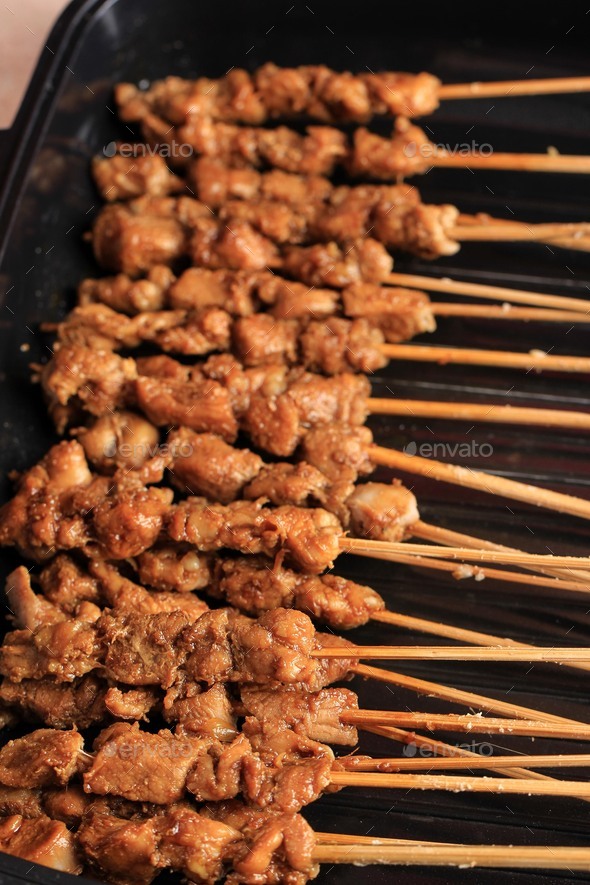 Homemade Indonesian Lamb Satay (Sate Kambing) is Popular Menu for Idul ...