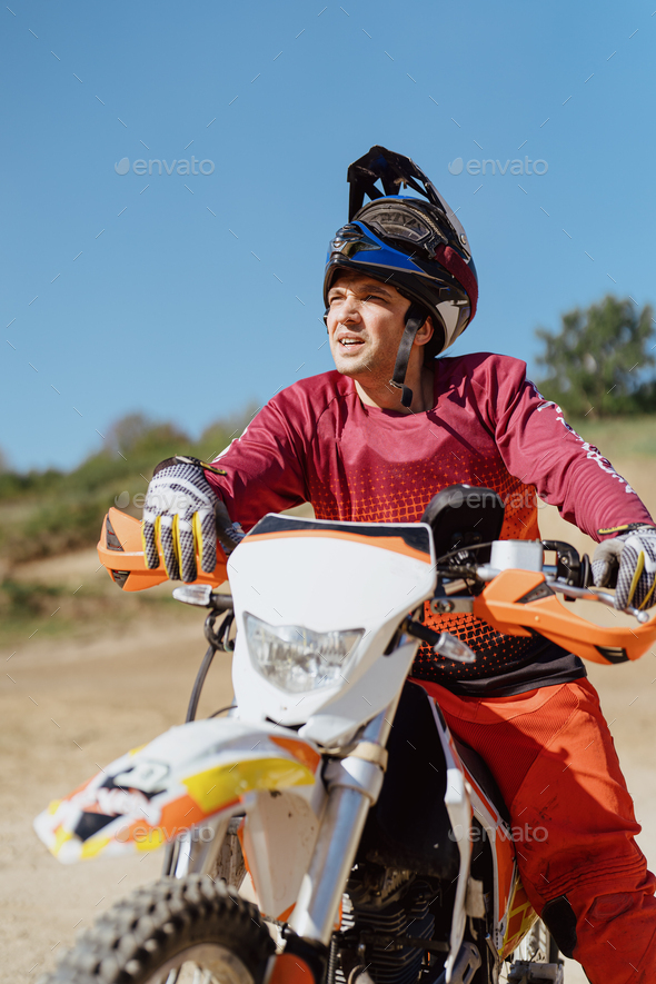 Motocross rider close up portrait Stock Photo by arthurhidden | PhotoDune