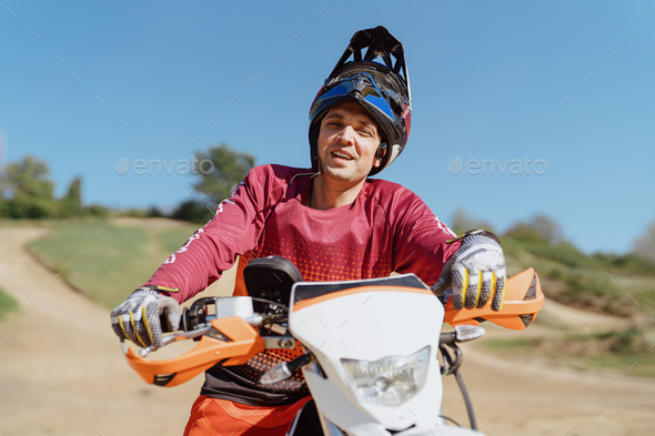 Motocross rider close up portrait Stock Photo by arthurhidden | PhotoDune