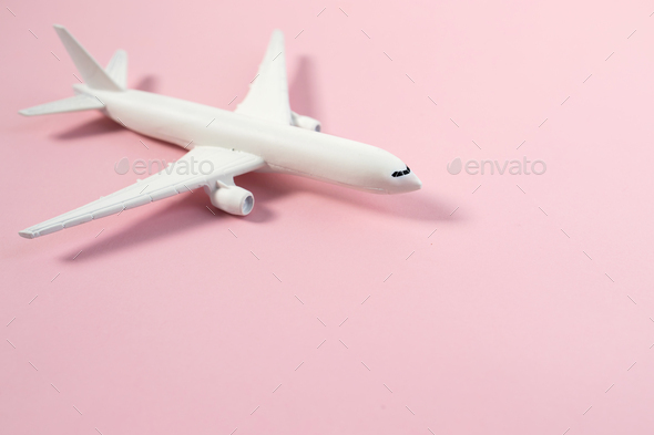 Model plane,airplane on pastel color background Stock Photo by freedomnaruk