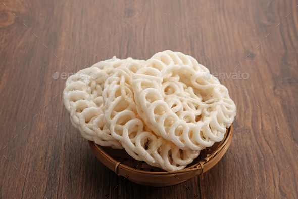 Krupuk or Kerupuk, Indonesia traditional crackers Stock Photo by ...