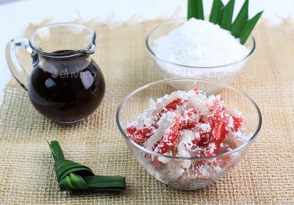 Cenil Merah Putih (Red and White Cenil), Indonesian Traditional Snack ...