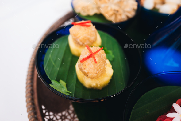Authentic Thai dessert and snack Stock Photo by wikornr | PhotoDune