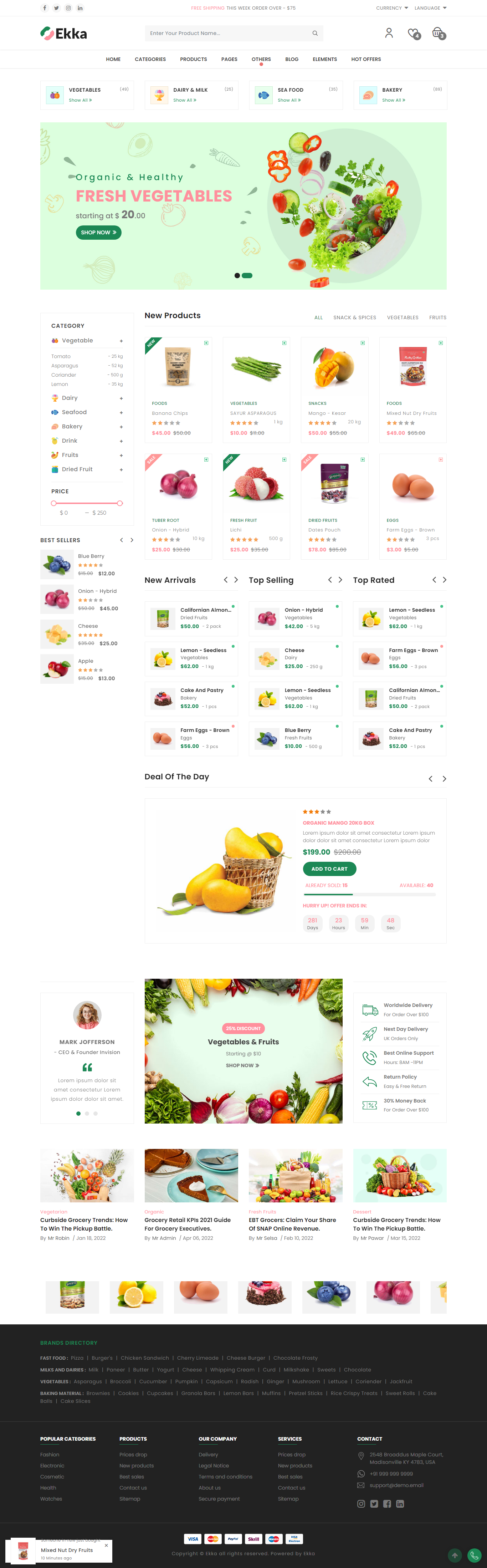 Ekka - Ecommerce HTML Template + Admin Dashboard by ashishmaraviya