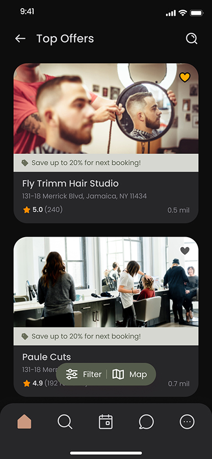 GlamBook - Salon Appointment Flutter App UI Template(Figma Included) by ...