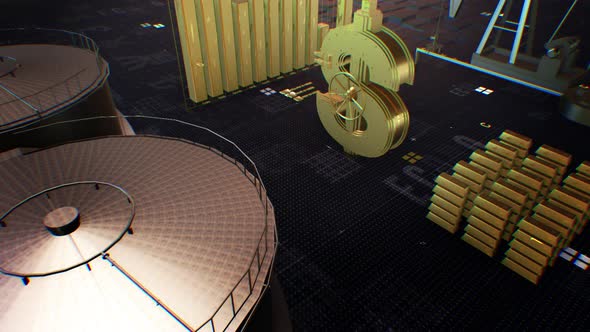 Economic Financial Loop 4k, Motion Graphics | VideoHive