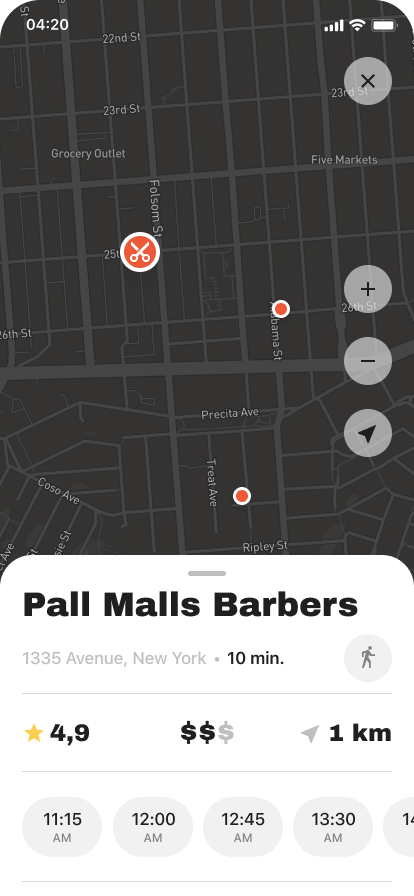 Sizzler Barberapp Flutter App Ui Template Figma Included By Dokkanagency