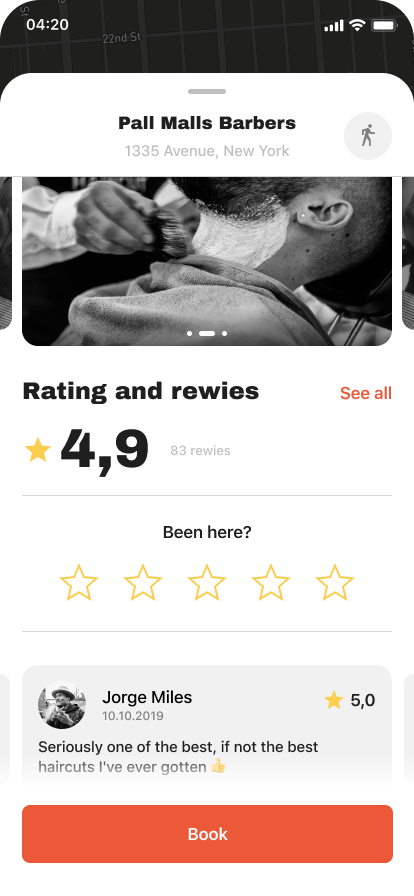 Sizzler Barberapp Flutter App Ui Template Figma Included By Dokkanagency