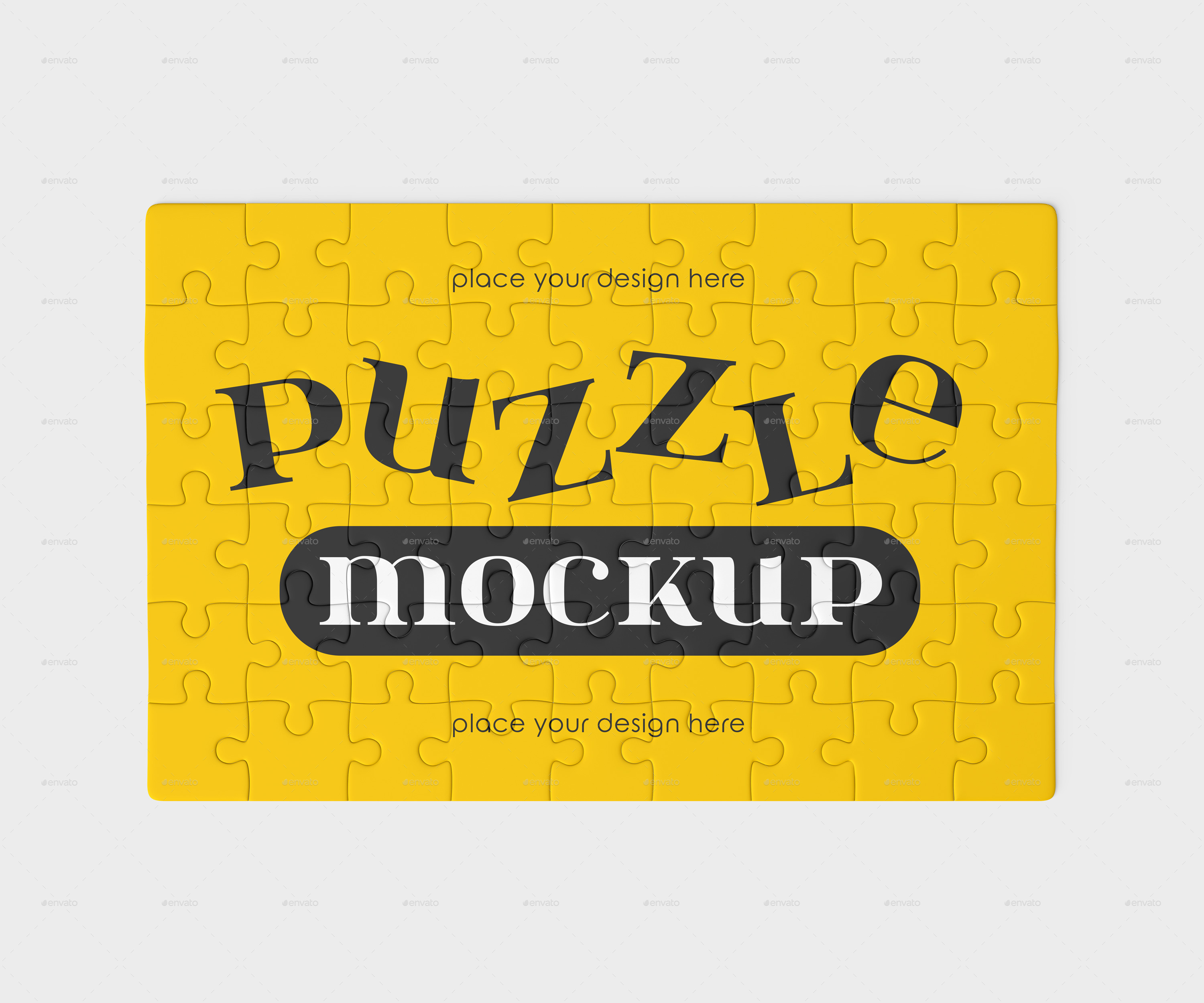 Jigsaw Puzzle Mockup Set, Graphics | GraphicRiver