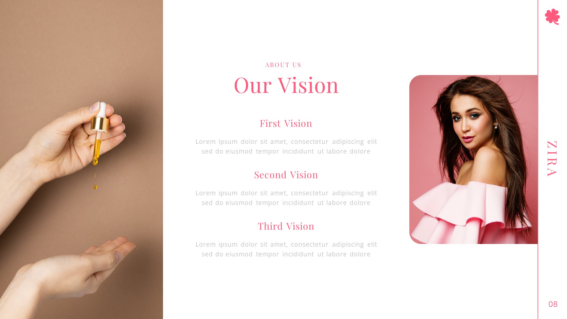 Zira – Beauty And Skincare Powerpoint Template, Presentation Templates