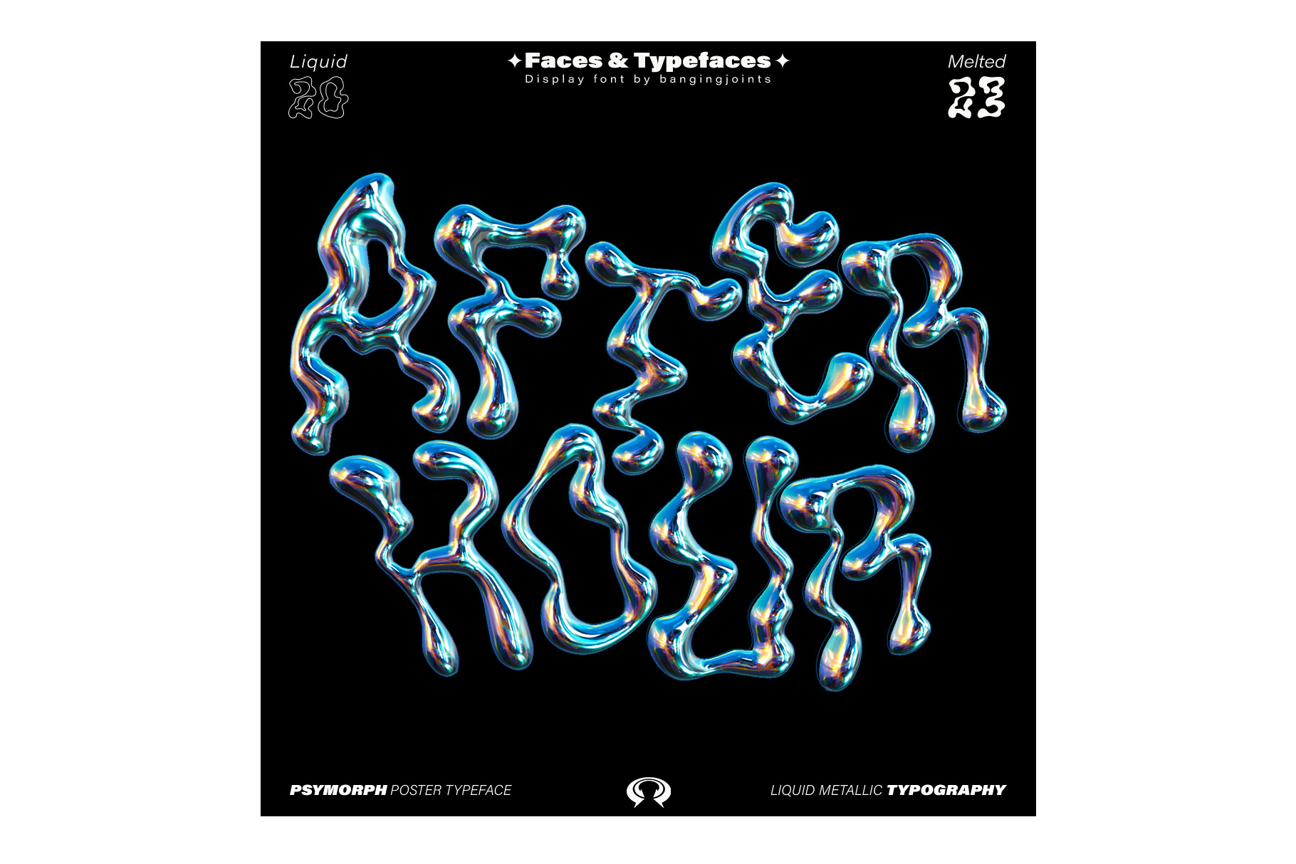 Psymorph - Trippy Display Font, Fonts | GraphicRiver