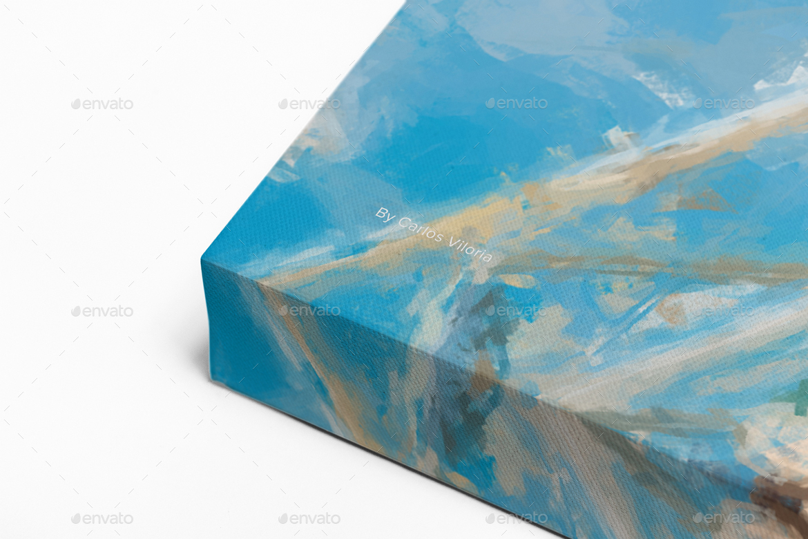 Canvas Close Up Mockups, Graphics | GraphicRiver