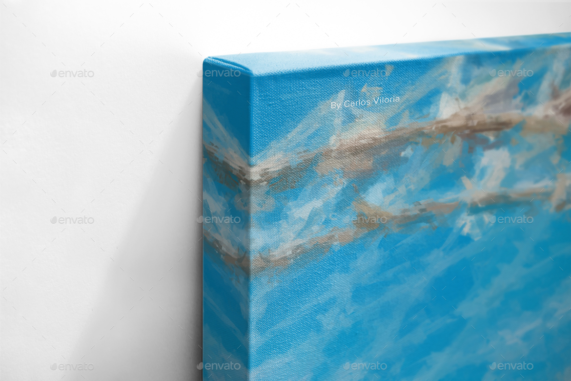 Canvas Close Up Mockups, Graphics | GraphicRiver