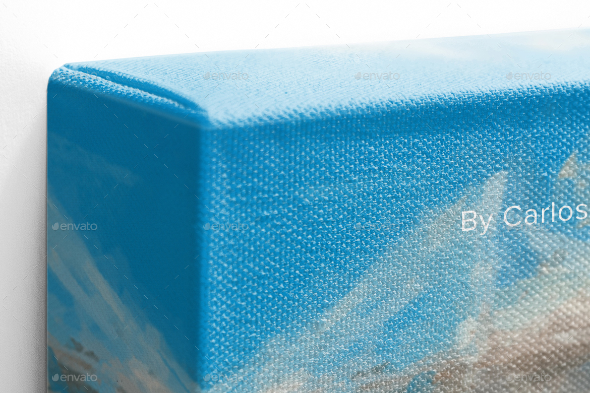 Canvas Close Up Mockups, Graphics | GraphicRiver