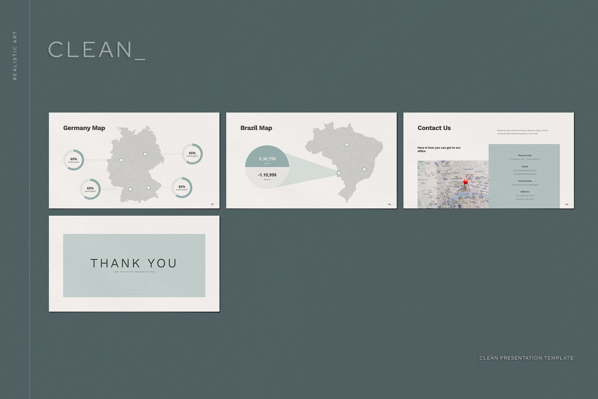 Clean Creative Powerpoint Presentation, Presentation Templates ...